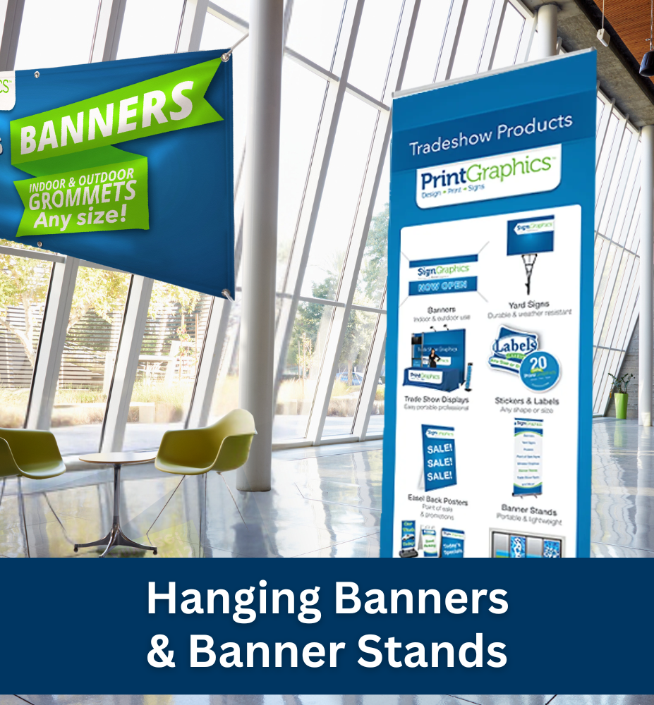 Hanging and Retractable Banners – PrintGraphics OnDemand Designs